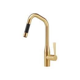 Dornbracht Einhebelmischer Pull-down mit Brausefunktion SYNC 33875895 Messing gebürstet (23kt Gold) 33875895-28