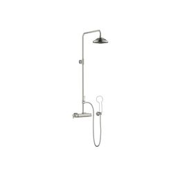 Dornbracht Shower Pipe mit Brause-Thermostat MADISON 34459360 Platin gebürstet 34459360-06