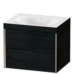 Duravit XViu c-bonded Set wandhängend Eiche Schwarz Matt 600x480x503 mm - XV4614NB116C XV4614NB116C