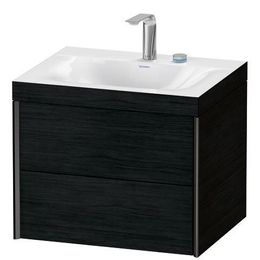 Duravit XViu c-bonded Set wandhängend Eiche Schwarz Matt 600x480x503 mm - XV4614EB216C XV4614EB216C