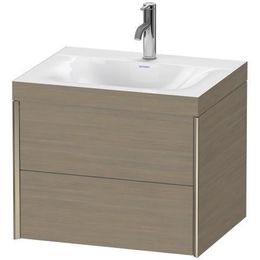 Duravit XViu c-bonded Set wandhängend Eiche Terra Matt 600x480x503 mm - XV4614OB135C XV4614OB135C