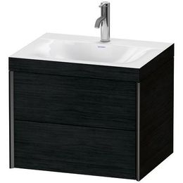 Duravit XViu c-bonded Set wandhängend Eiche Schwarz Matt 600x480x503 mm - XV4614OB216C XV4614OB216C