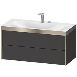 Duravit XViu c-bonded Set wandhängend Graphit Supermatt 1000x480x503 mm - XV4616EB180P XV4616EB180P