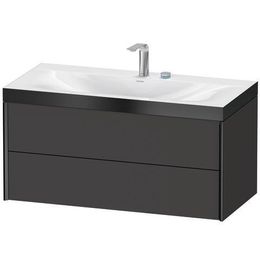 Duravit XViu c-bonded Set wandhängend Graphit Supermatt 1000x480x503 mm - XV4616EB280P XV4616EB280P