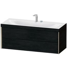 Duravit XViu c-bonded Set wandhängend Eiche Schwarz Matt 1200x480x503 mm - XV4617EB116C XV4617EB116C