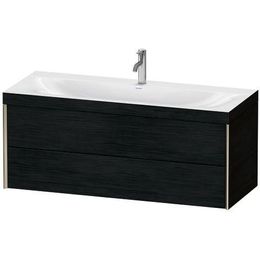 Duravit XViu c-bonded Set wandhängend Eiche Schwarz Matt 1200x480x503 mm - XV4617OB116C XV4617OB116C