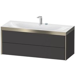 Duravit XViu c-bonded Set wandhängend Graphit Supermatt 1200x480x503 mm - XV4617EB180P XV4617EB180P