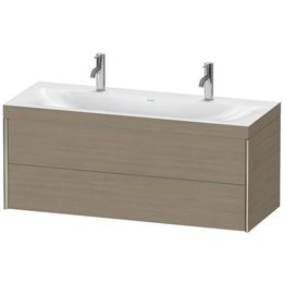 Duravit XViu c-bonded Set wandhängend Eiche Terra Matt 1200x480x503 mm - XV4618OB135C XV4618OB135C