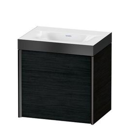 Duravit XViu c-bonded Set wandhängend Eiche Schwarz Matt 450x330x460 mm - XV4631NB216P XV4631NB216P