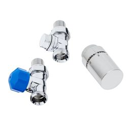 HSK Seitenanschluss Boden, Durchgangsvariante Thermostat Set Durchgang (70490), 890826 890826