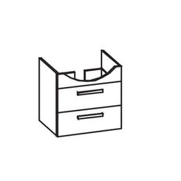 Artiqua 412 Waschtischunterschrank f&uuml;r Isabella K0849 Eiche Wei&szlig; quer NB, 412-WU2L-I05-7186-440 412-WU2L-I05-7186-440