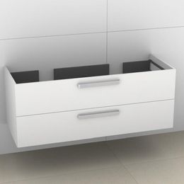 Artiqua 412 Waschtischunterschrank für Ventuno T0020 Weiß Hochglanz, 412-WU2L-I27-7016-68 412-WU2L-I27-7016-68