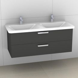 Artiqua 412 Waschtischunterschrank für Tonic II K0871, K0873, K0874 Anthrazit Hochglanz, 412-WU2L-I5 412-WU2L-I52-7015-51