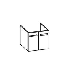 Artiqua 412 Waschtischunterschrank für Connect Cube Air E0298, Weiß Glanz, 412-WU2T-I70-7050-68 412-WU2T-I70-7050-68