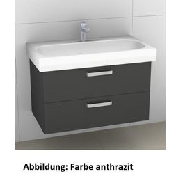 Artiqua 413 Waschtischunterschrank f&uuml;r Citterio 500547 ( ehem. 123590) Quarzgrau Hochglanz Select, 4 413-WU2L-K103-7162-172