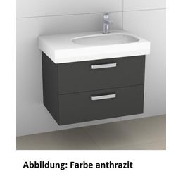 Artiqua 413 Waschtischunterschrank f&uuml;r Citterio 500546 ( ehem. 123675) Quarzgrau Matt Select, 413-WU 413-WU2L-K102-7163-173