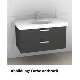 Artiqua 413 Waschtischunterschrank f&uuml;r Preciosa 124230, 124240 Quarzgrau Matt Select, 413-WU2L-K45-7 413-WU2L-K45-7163-173