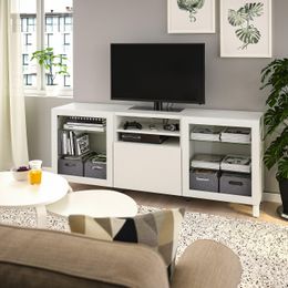 IKEA BESTÅ TV-Bank mit Türen und Schubladen