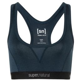 super.natural - Women's Tundra 220 Semplice Bra - Sport-BH Gr 34 - XS blau