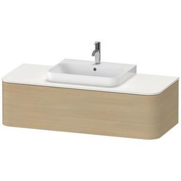 Duravit Happy D.2 Plus Konsolenwaschtischunterbau wandh&auml;ngend Mediterrane Eiche Matt 1300x550x354 mm HP4942M7171
