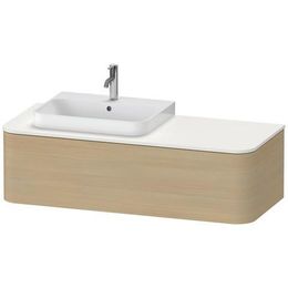 Duravit Happy D.2 Plus Konsolenwaschtischunterbau wandh&auml;ngend Mediterrane Eiche Matt 1300x550x354 mm HP4942L7171