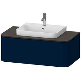 Duravit Happy D.2 Plus Konsolenwaschtischunterbau wandh&auml;ngend Nachtblau Seidenmatt 1000x550x354 mm - HP494109898