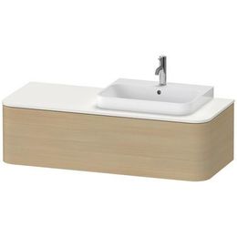 Duravit Happy D.2 Plus Konsolenwaschtischunterbau wandh&auml;ngend Mediterrane Eiche Matt 1300x550x354 mm HP4942R7171