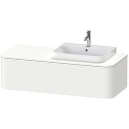 Duravit Happy D.2 Plus Konsolenwaschtischunterbau wandh&auml;ngend Wei&szlig; Seidenmatt 1300x550x354 mm - HP49 HP4942R3636