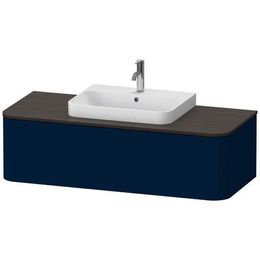 Duravit Happy D.2 Plus Konsolenwaschtischunterbau wandh&auml;ngend Nachtblau Seidenmatt 1300x550x354 mm - HP4942M9898