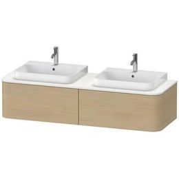 Duravit Happy D.2 Plus Konsolenwaschtischunterbau wandh&auml;ngend Mediterrane Eiche Matt 1600x550x354 mm HP4946B7171