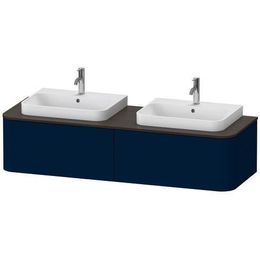 Duravit Happy D.2 Plus Konsolenwaschtischunterbau wandh&auml;ngend Nachtblau Seidenmatt 1600x550x354 mm - HP4946B9898