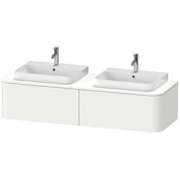 Duravit Happy D.2 Plus Konsolenwaschtischunterbau wandh&auml;ngend Wei&szlig; Seidenmatt 1600x550x354 mm - HP49 HP4946B3636