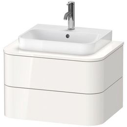 Duravit Happy D.2 Plus Konsolenwaschtischunterbau wandh&auml;ngend Wei&szlig; Hochglanz 650x480x408 mm - HP4960 HP496002222