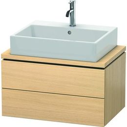 Duravit L-Cube Konsolenwaschtischunterbau wandhängend Mediterrane Eiche Matt 720x477x400 mm - LC5806 LC580607171