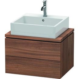 Duravit L-Cube Konsolenwaschtischunterbau wandhängend Nussbaum Matt 620x477x400 mm - LC580507979 LC580507979