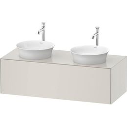 Duravit White Tulip Konsolenwaschtischunterbau wandh&auml;ngend Nordic Wei&szlig; Seidenmatt 1300x550x408 mm - WT4978B3939