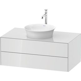 Duravit White Tulip Konsolenwaschtischunterbau wandh&auml;ngend Wei&szlig; Hochglanz 1000x550x408 mm - WT498608 WT498608585