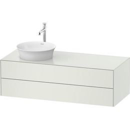 Duravit White Tulip Konsolenwaschtischunterbau wandh&auml;ngend Wei&szlig; Seidenmatt 1300x550x408 mm - WT4987L WT4987L3636
