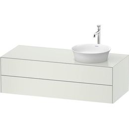 Duravit White Tulip Konsolenwaschtischunterbau wandh&auml;ngend Wei&szlig; Seidenmatt 1300x550x408 mm - WT4987R WT4987R3636