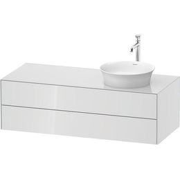 Duravit White Tulip Konsolenwaschtischunterbau wandh&auml;ngend Wei&szlig; Hochglanz 1300x550x408 mm - WT4987R8 WT4987R8585