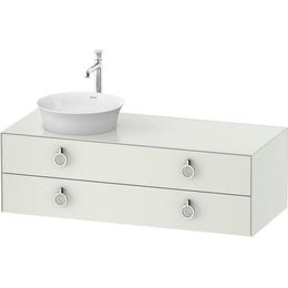 Duravit White Tulip Konsolenwaschtischunterbau wandh&auml;ngend Wei&szlig; Seidenmatt 1300x550x408 mm - WT4992L WT4992L3636