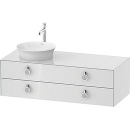 Duravit White Tulip Konsolenwaschtischunterbau wandh&auml;ngend Wei&szlig; Hochglanz 1300x550x408 mm - WT4992L8 WT4992L8585