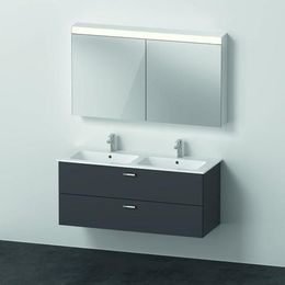 Duravit XBase M&ouml;belwaschtisch mit Waschtischunterbau und Spiegelschrank 1300x490x1200 mm - XB0068049 XB006804949