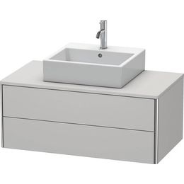 Duravit XSquare Konsolenwaschtischunterbau wandh&auml;ngend Nordic Wei&szlig; Seidenmatt 1000x548x400 mm - XS49 XS491103939