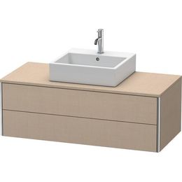 Duravit XSquare Konsolenwaschtischunterbau wandh&auml;ngend Leinen Matt 1200x548x400 mm - XS491207575 XS491207575