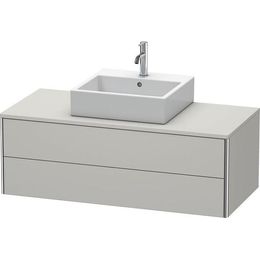 Duravit XSquare Konsolenwaschtischunterbau wandh&auml;ngend Betongrau Matt 1200x548x400 mm - XS491200707 XS491200707