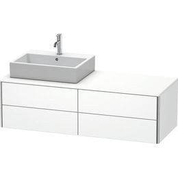 Duravit XSquare Konsolenwaschtischunterbau wandh&auml;ngend Wei&szlig; Matt 1400x548x400 mm - XS4913L1818 XS4913L1818