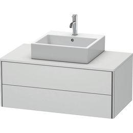 Duravit XSquare Konsolenwaschtischunterbau wandh&auml;ngend Wei&szlig; Seidenmatt 1000x548x400 mm - XS491103636 XS491103636