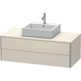 Duravit XSquare Konsolenwaschtischunterbau wandh&auml;ngend Taupe Matt 1200x548x400 mm - XS491209191 XS491209191