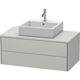 Duravit XSquare Konsolenwaschtischunterbau wandh&auml;ngend Betongrau Matt 1000x548x400 mm - XS491100707 XS491100707